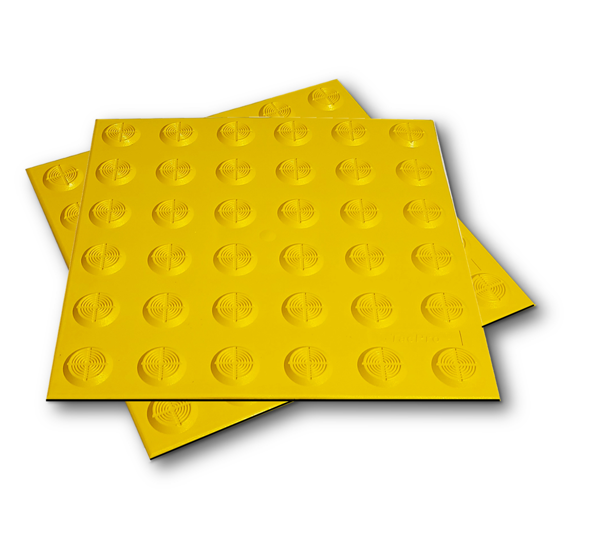 Peel & Stick Yellow Warning Tac-Tiles | Buy Now | TacPro®